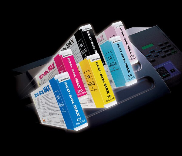 ESL3-4BK Roland Eco-Sol Max Ink 440ml - Black | Hansen Supply